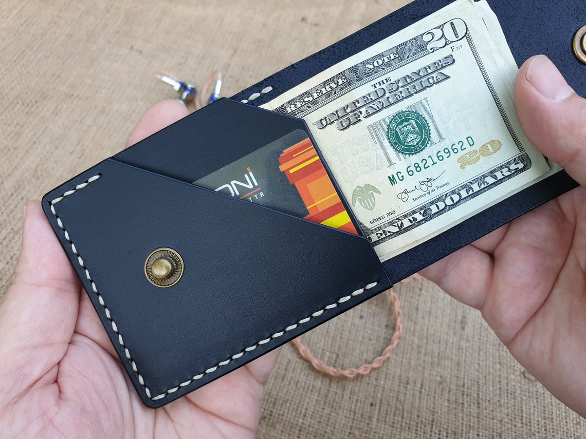 Minimalist Wallet Pdf Pattern Leather Wallet Pattern Mens - Etsy