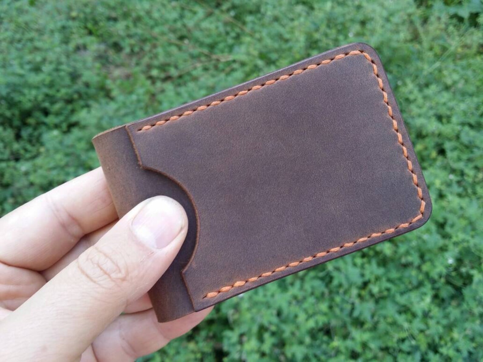 ID Card Wallet Card Holder Drivers License Wallet Leather - Etsy