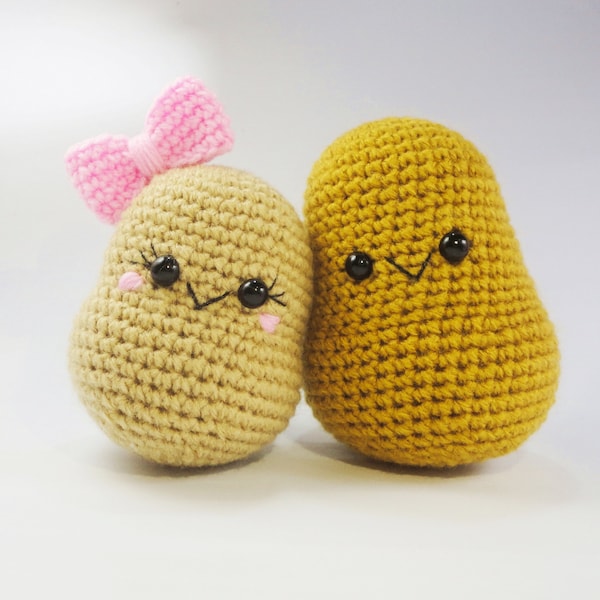Positive Potato Crochet Amigurumi Pattern - Etsy Positive Potato Crochet Amigurumi Pattern - Etsy