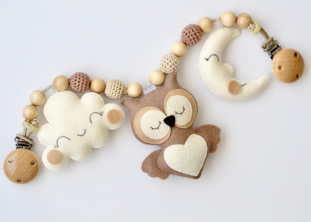 Pram Chain Owl - Etsy