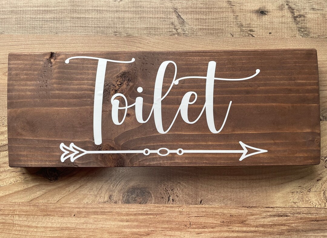 Wooden 'toilet' Wedding Sign | Rustic | Shabby Chic | Wedding Decor ...