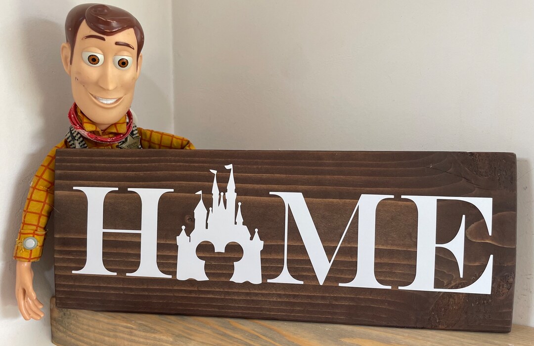 Wooden Freestanding Disney Home Sign Mickey - Etsy UK