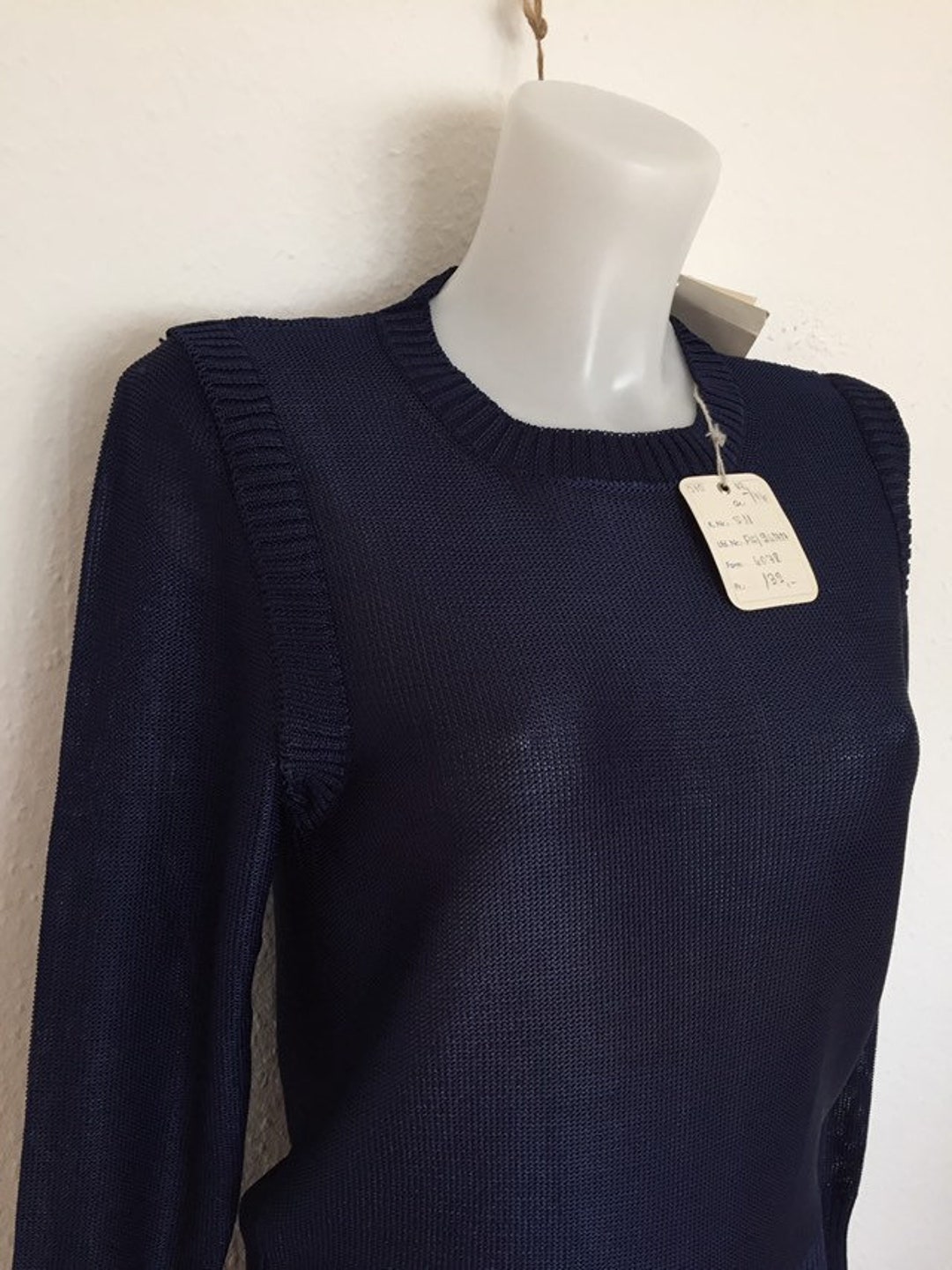 TONI GARD 70er Vintage Strick Pulli Pullover Gr. 36 knit Design Luxus ...