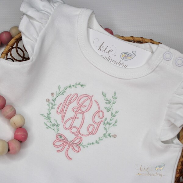 Girls Monogram - Etsy