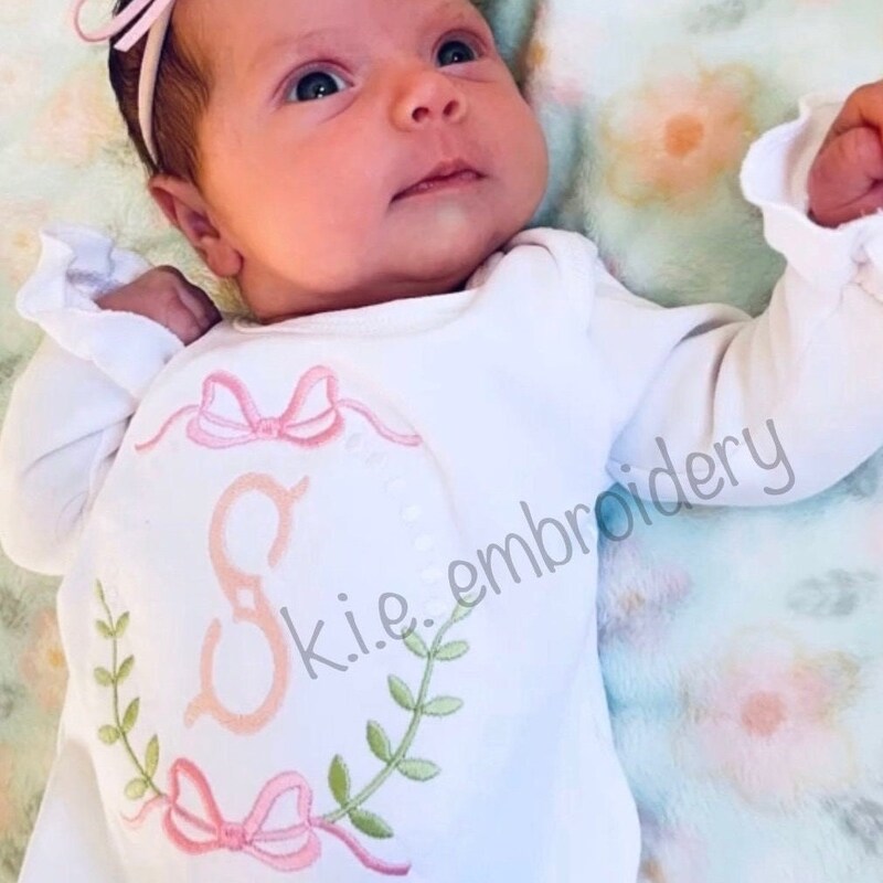 Baby Girl Monogram - Etsy