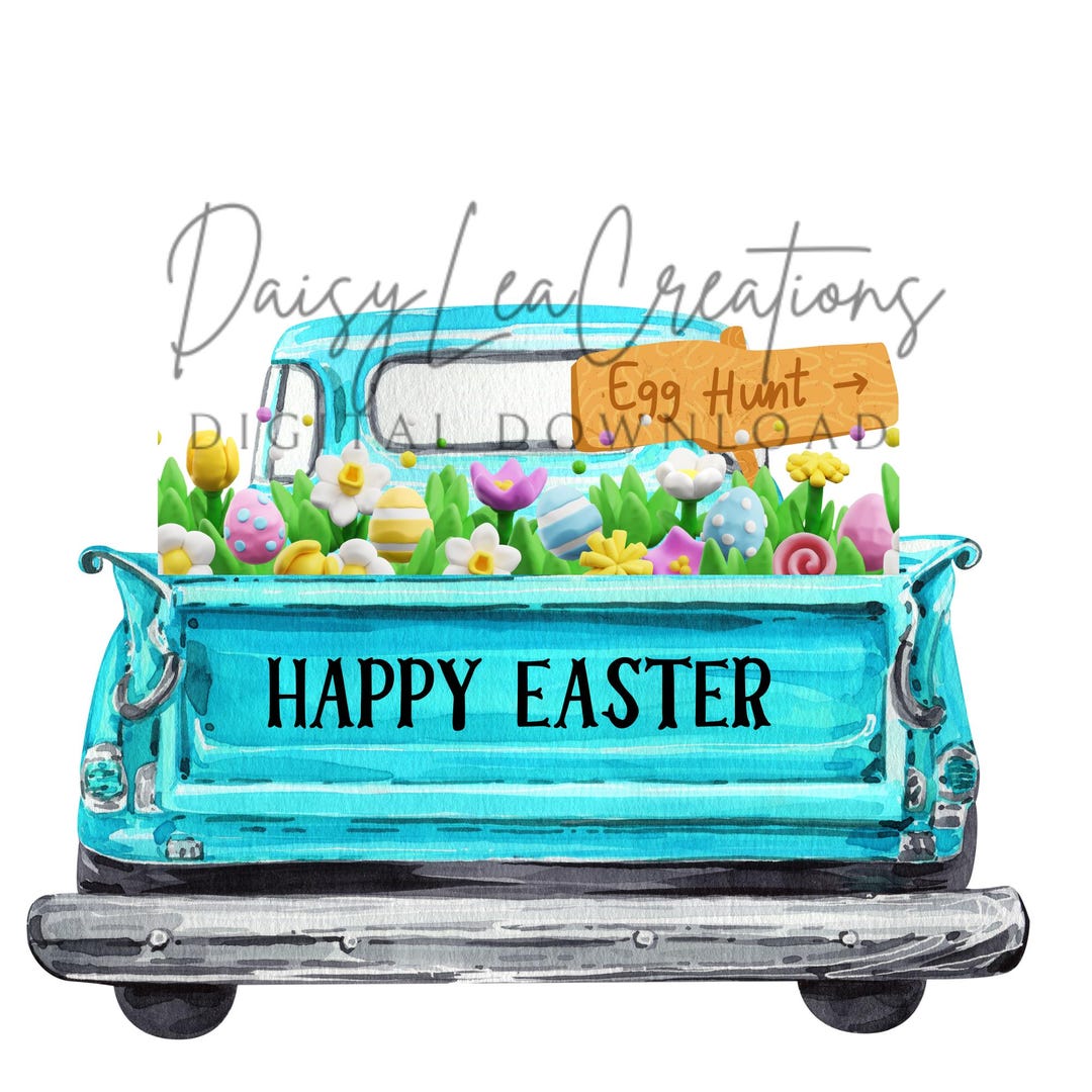 Easter | Vintage Truck | Farmhouse | Digital Download | SVG - Etsy