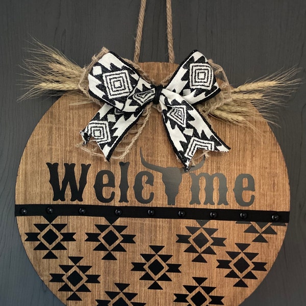 Aztec Door Hanger - Etsy