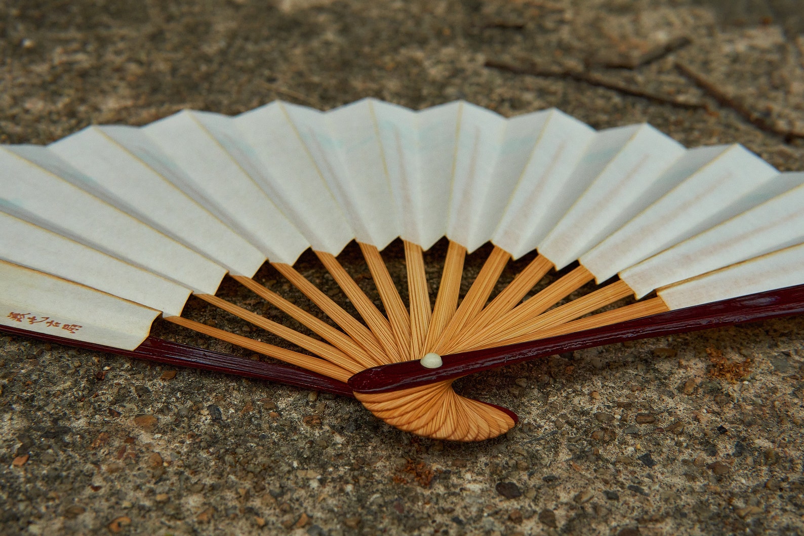 Vintage Japanese Hand Fan Small Folding Fan Made of Bamboo - Etsy