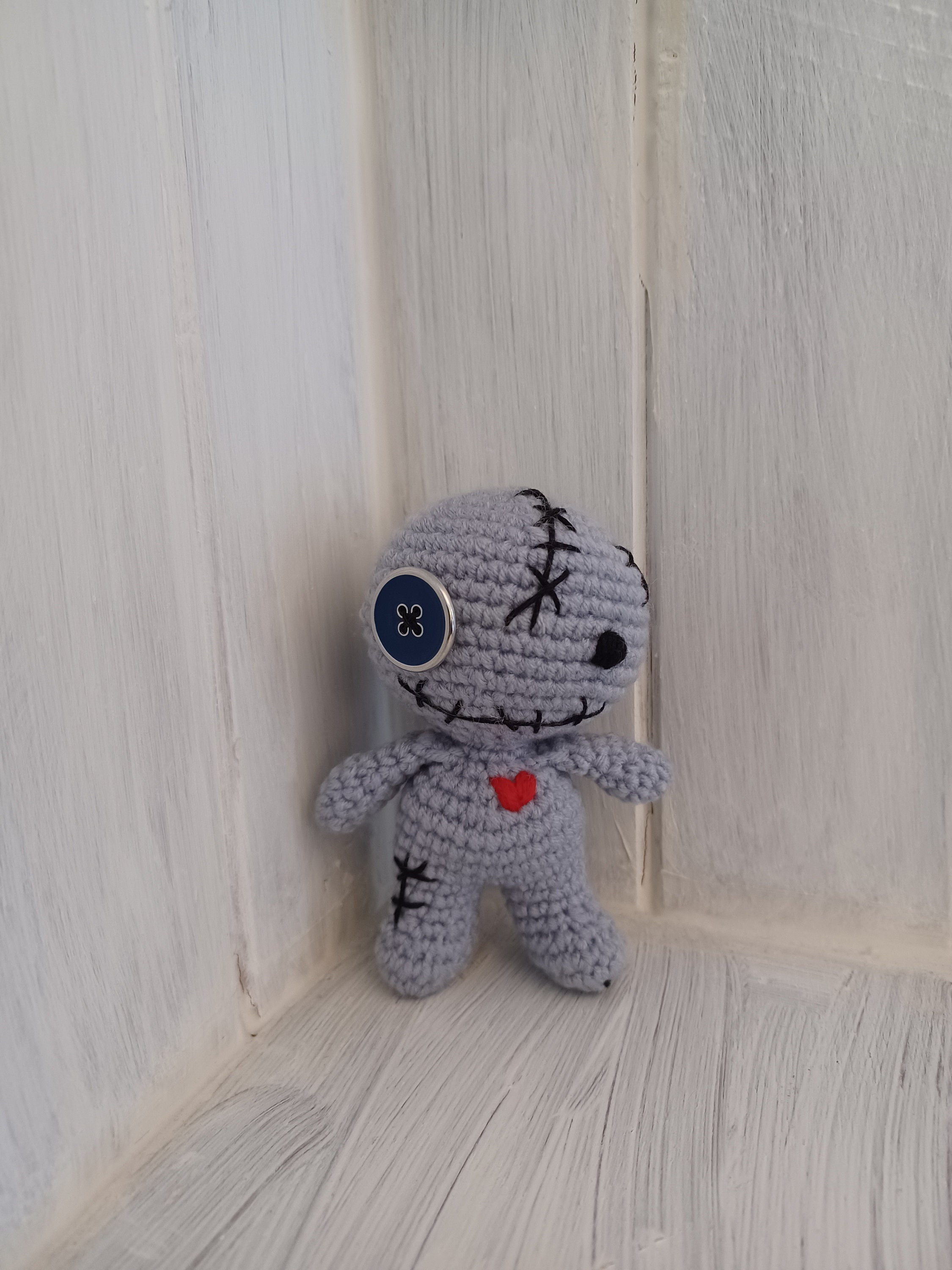 Voodoo Doll Crochet Halloween Decoration Voodoo Key Chain - Etsy