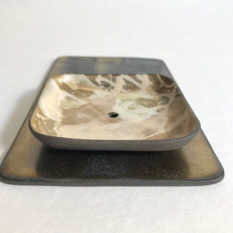 Square Ceramic Soap Dish - Etsy