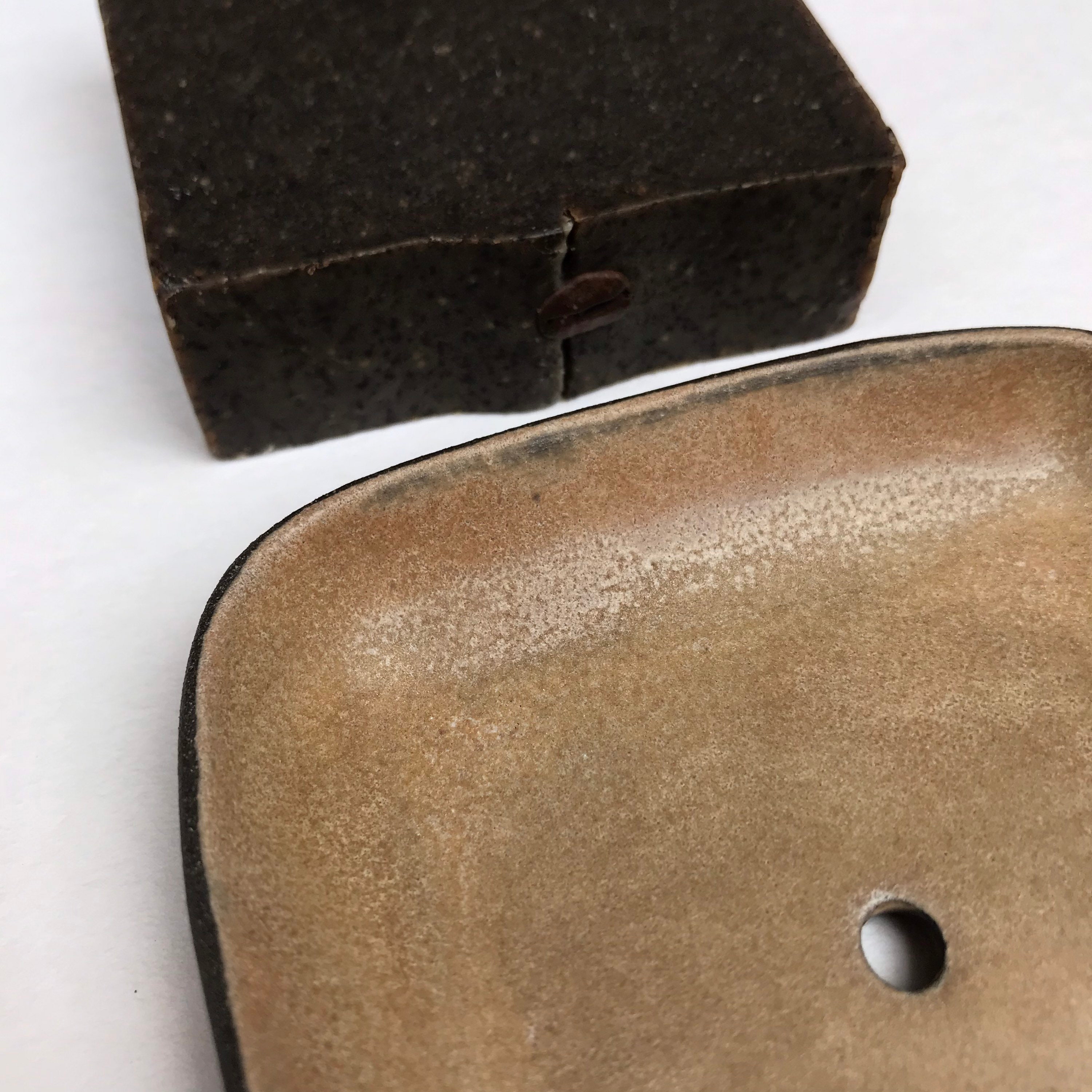 Handmade Ceramic Soap Dish With Hole / Simple Bathroom Decor - Etsy