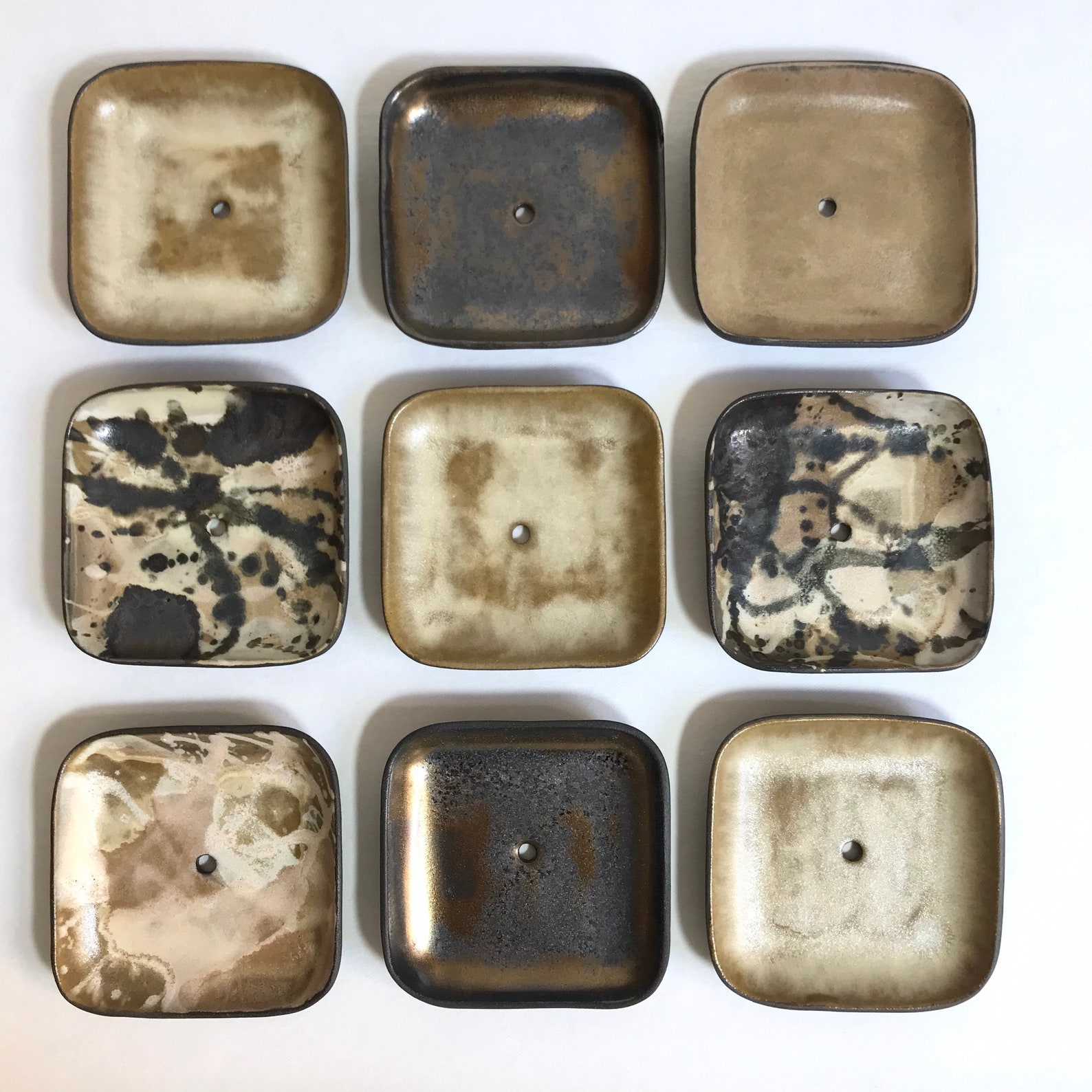 Square Ceramic Soap Dish - Etsy