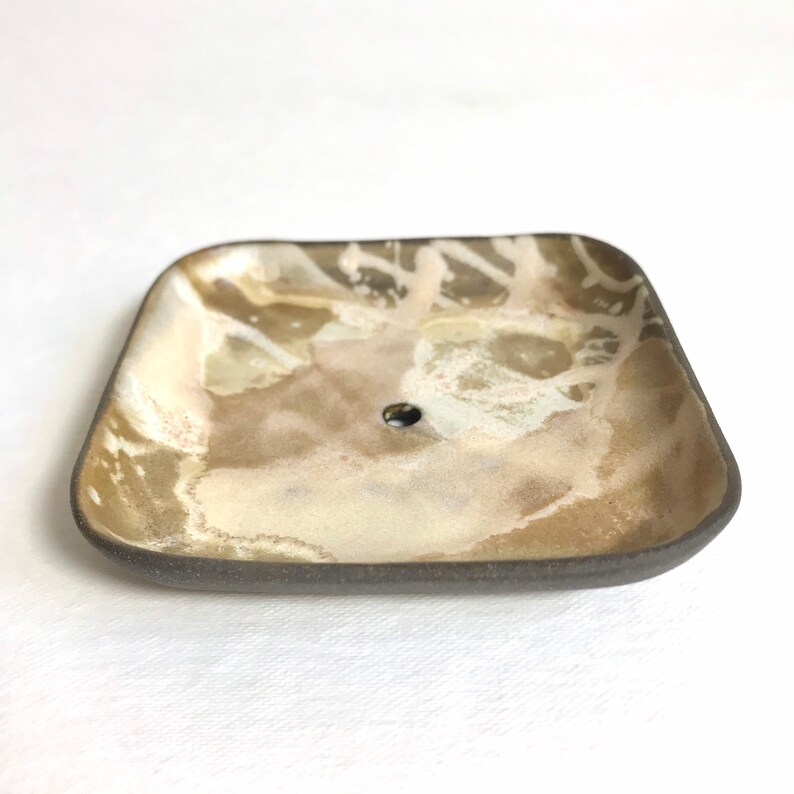 Square Ceramic Soap Dish - Etsy