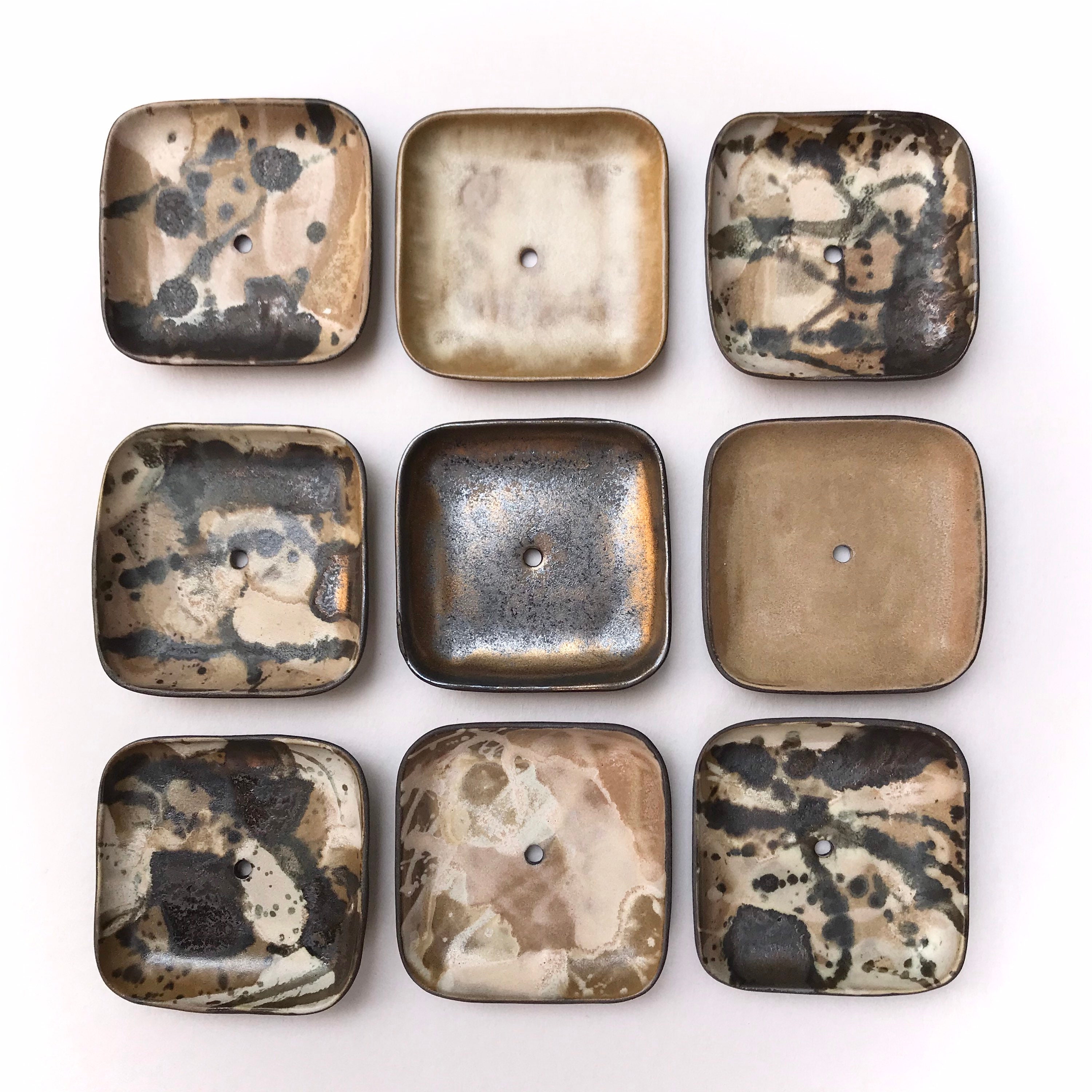 Square Ceramic Soap Dish - Etsy