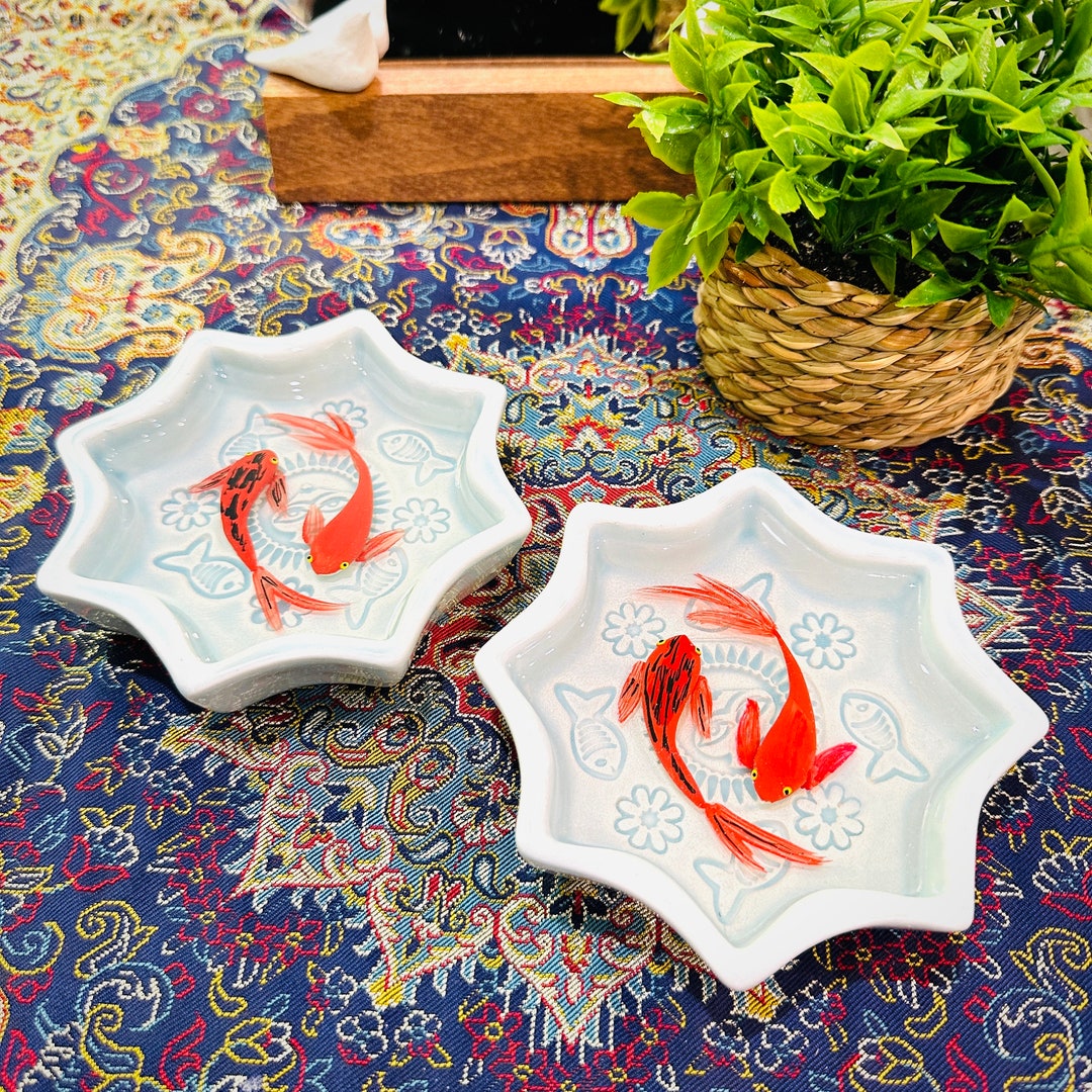 Haftseen Goldfish, Resin Gold Fish, Norooz Fish, Haftseen Set, Resin ...