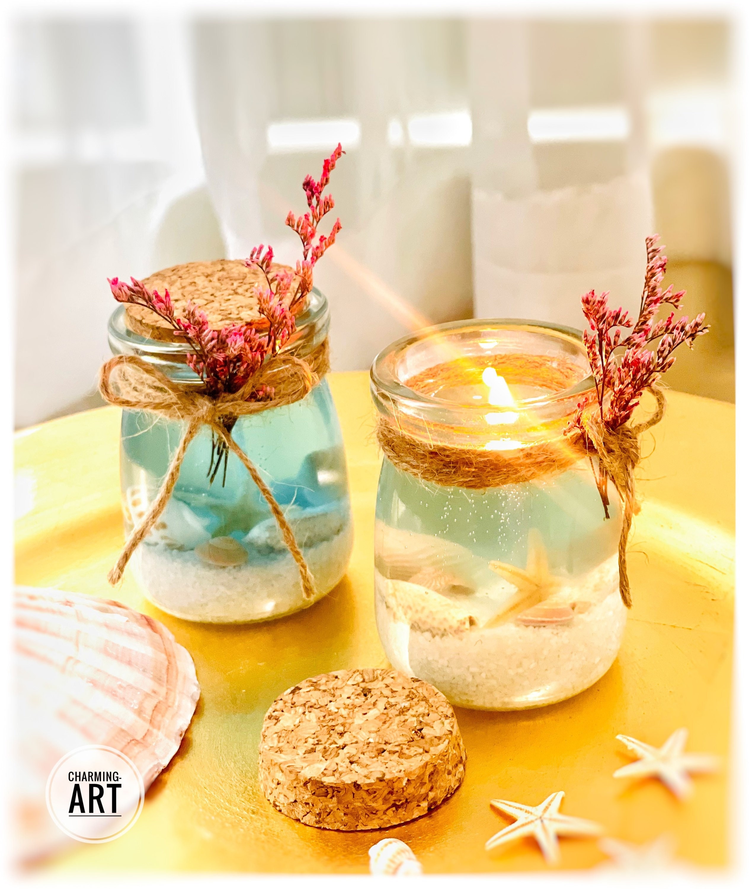 Scented Candle Ocean Candle Beach Wedding Candle Lavender - Etsy