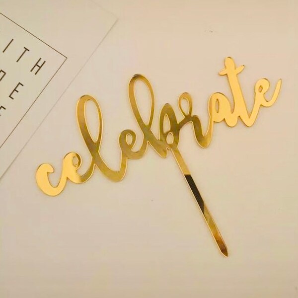 Acrylic Cake Topper - Etsy