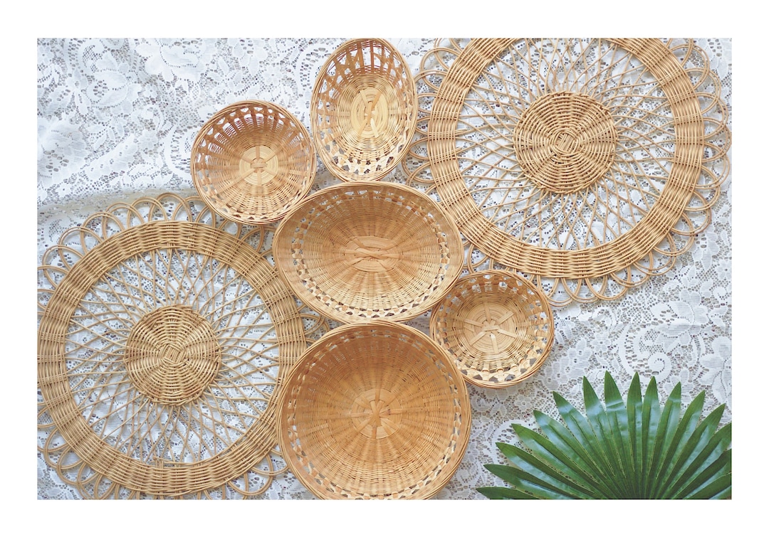 7 Piece Basket Display - Etsy