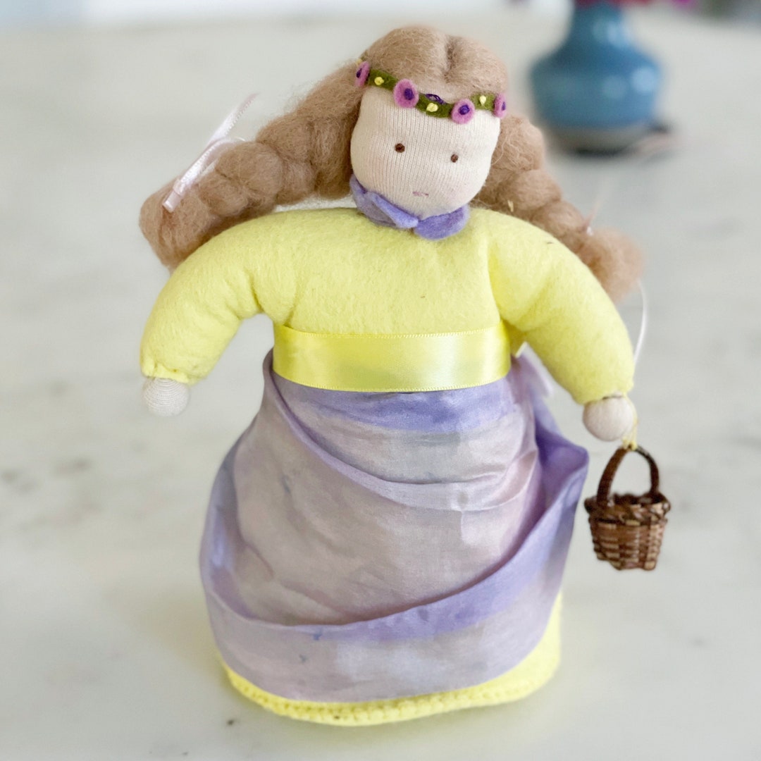 Waldorf Spring Fairy, Handmade Doll, Seasonal Nature Table, Steiner ...