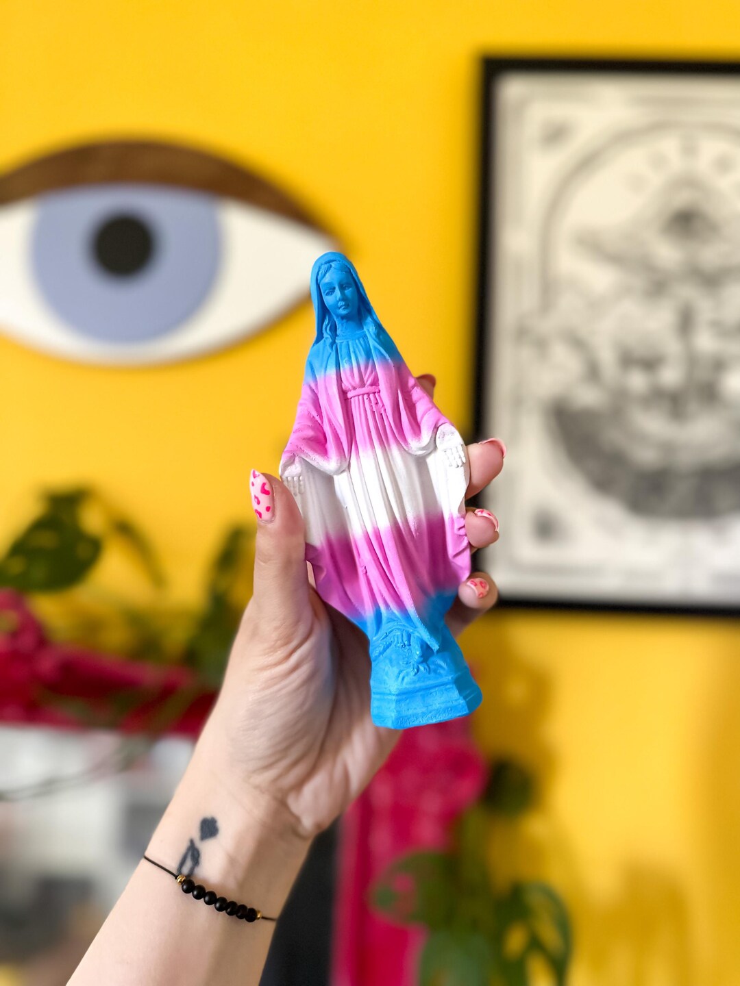 Virgin Mary Santa Statue Figurine LGBT Trans - Etsy