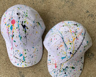 Paint Splatter Cap - Etsy