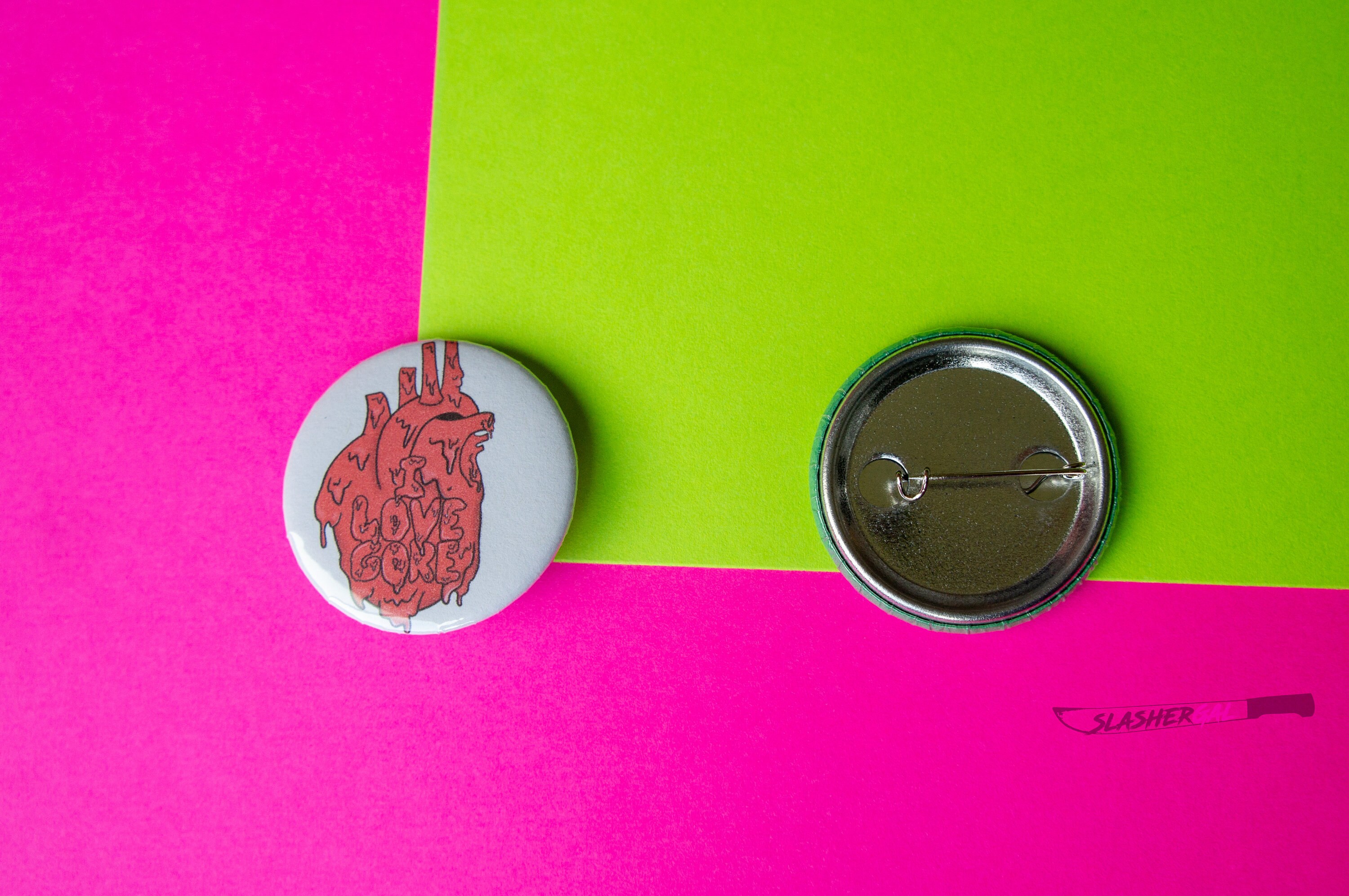 Horror Green Button Horror Fan Pin 37 Mm 1.5 Inch Metal - Etsy