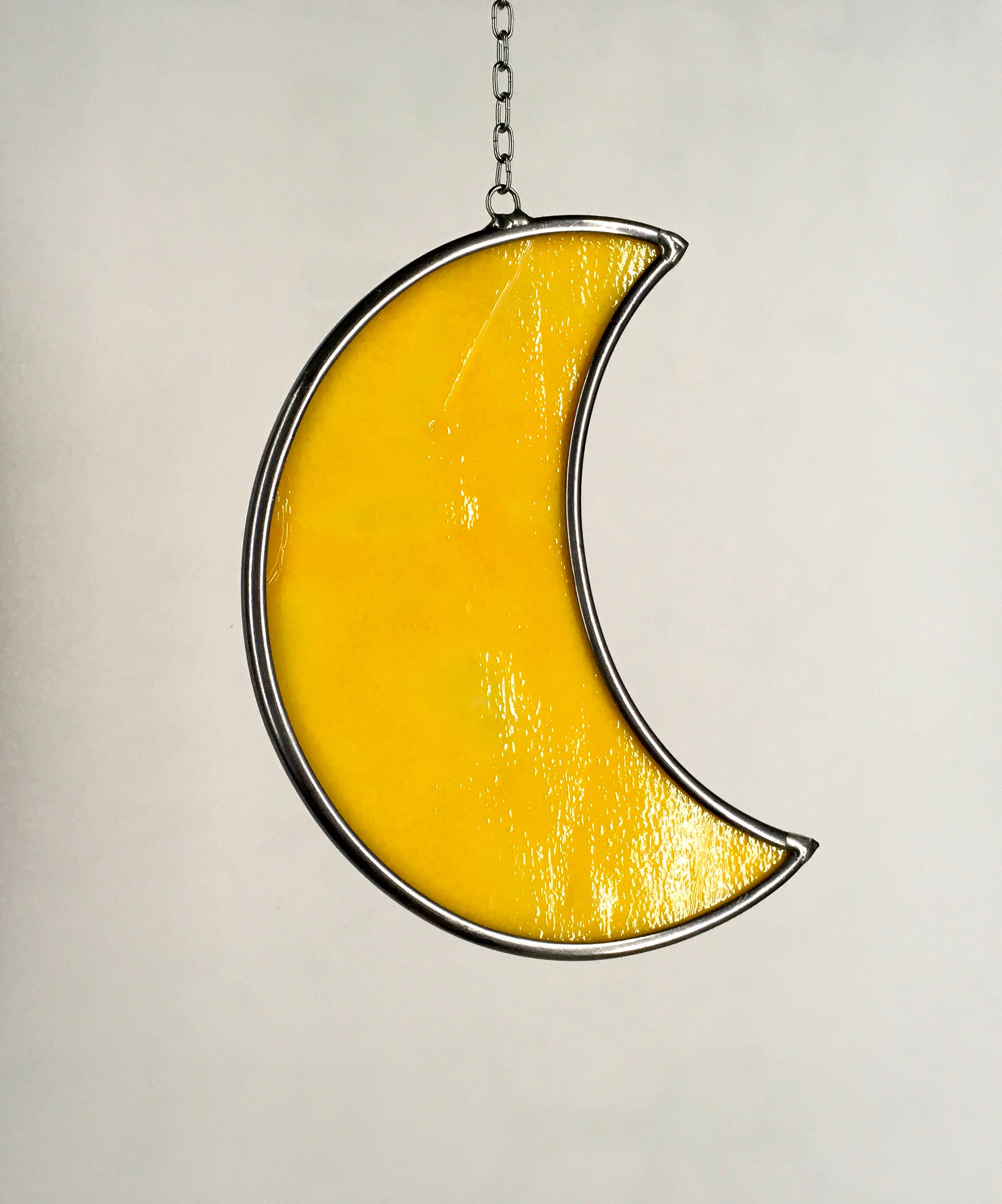 Mond Suncatcher Glas, Fensterbild, Deko, Mondsichel - Etsy.de