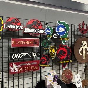 Rocketeer Wall Art Bigelow's Air Circus Wood Sign Movie Decor Cliff ...