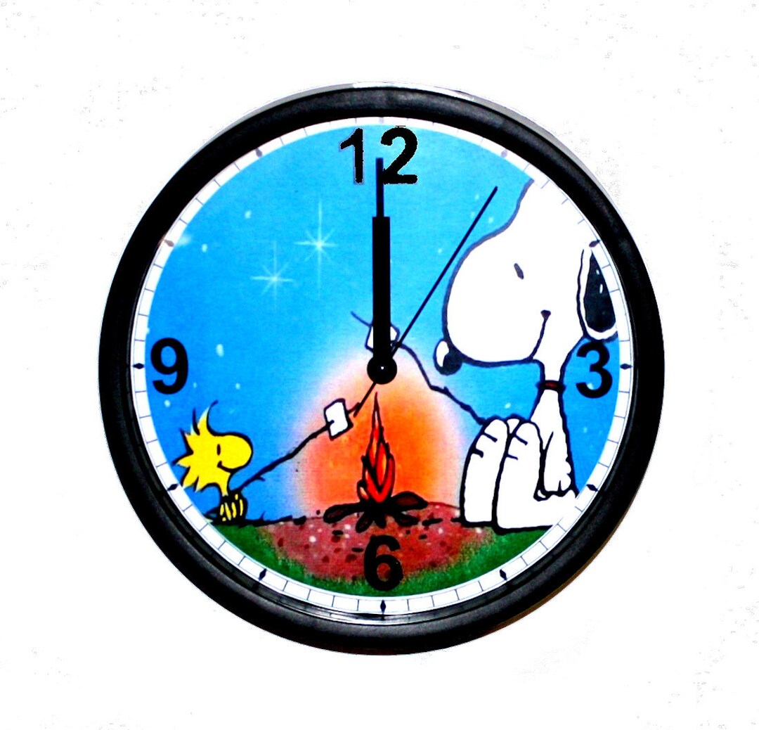 Snoopy and Woodstock Wall Clock - Etsy