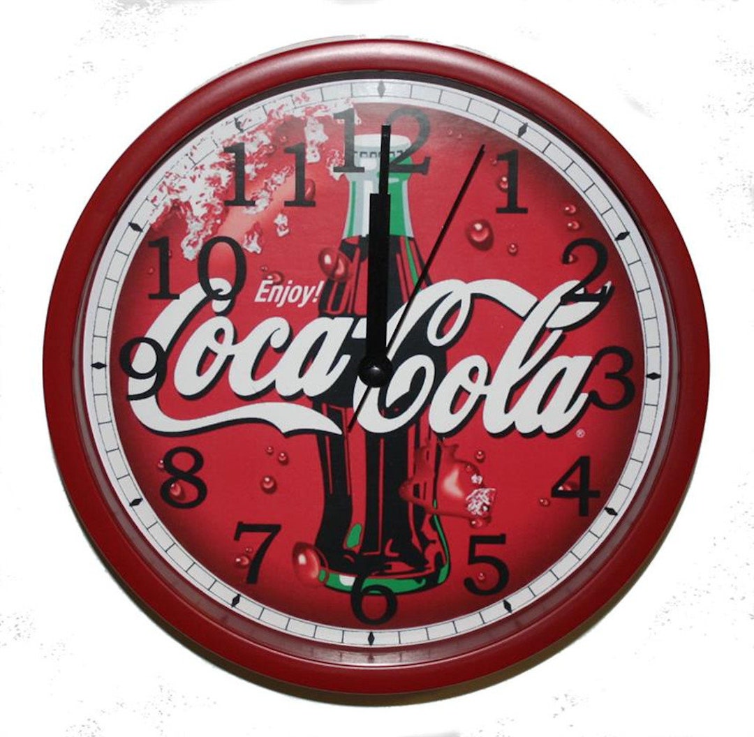 Coca-cola Wall Clock - Etsy