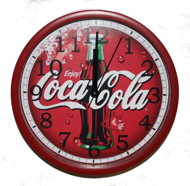 Coca-cola Wall Clock - Etsy