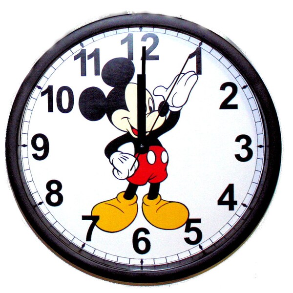 Mickey Mouse Clock - Etsy