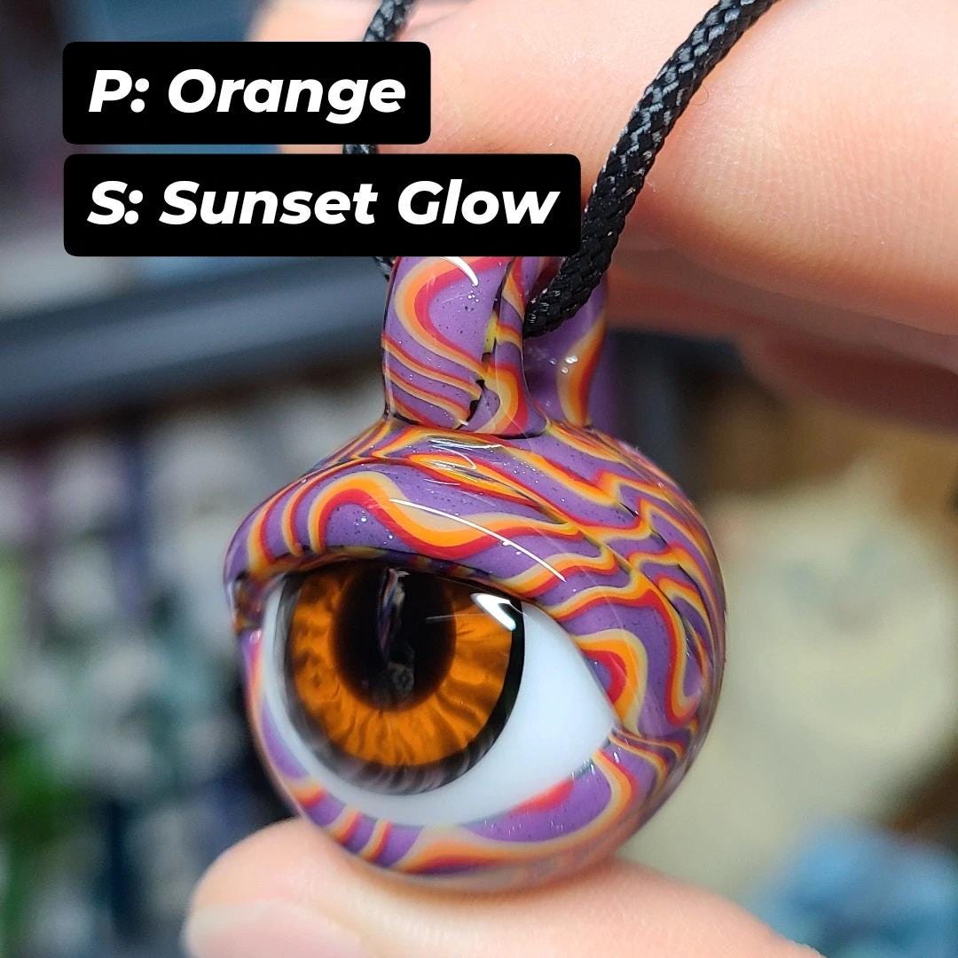 CUSTOM: Eye Glass Pendant Made to Order - Etsy