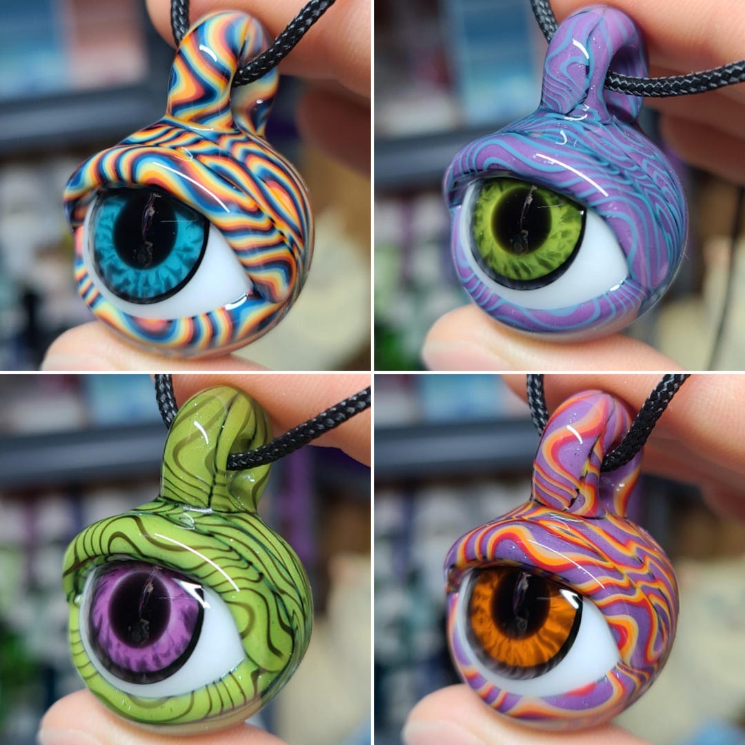 CUSTOM: Eye Glass Pendant Made to Order - Etsy