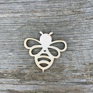 Wooden Bee Shape, Honey Bee, Various Sizes, for Crafts , Decoration ...