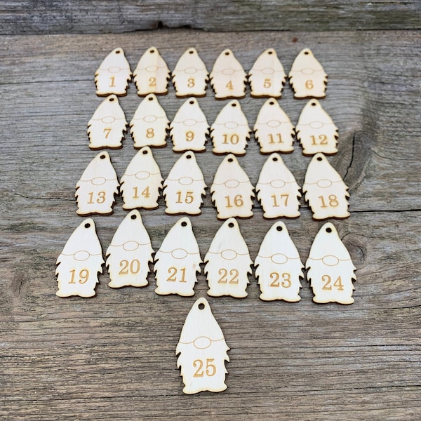 Advent Numbers - Etsy