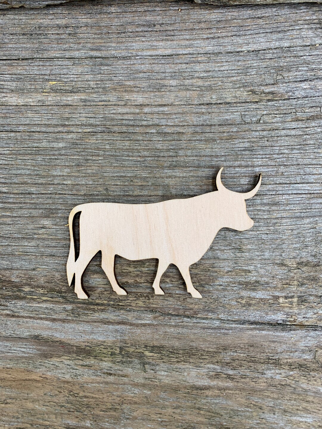 Wooden Bull Shape, Various Sizes, for Crafts , Farm Animals, Decoration ...