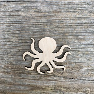 Wooden Octopus, Various Sizes, for Crafts , Decoration, Natural Wood - Etsy
