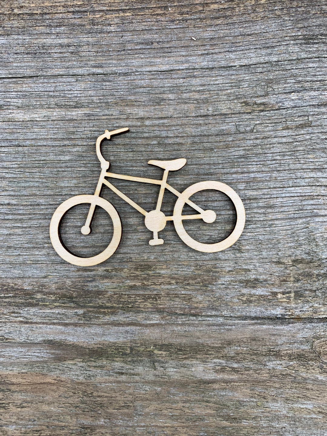 Wooden Bicycle Shape, Various Sizes, for Crafts , Decoration, Natural ...