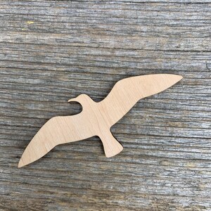 Wooden Flying Seagull, Various Sizes, for Crafts, Decoration, Natural ...
