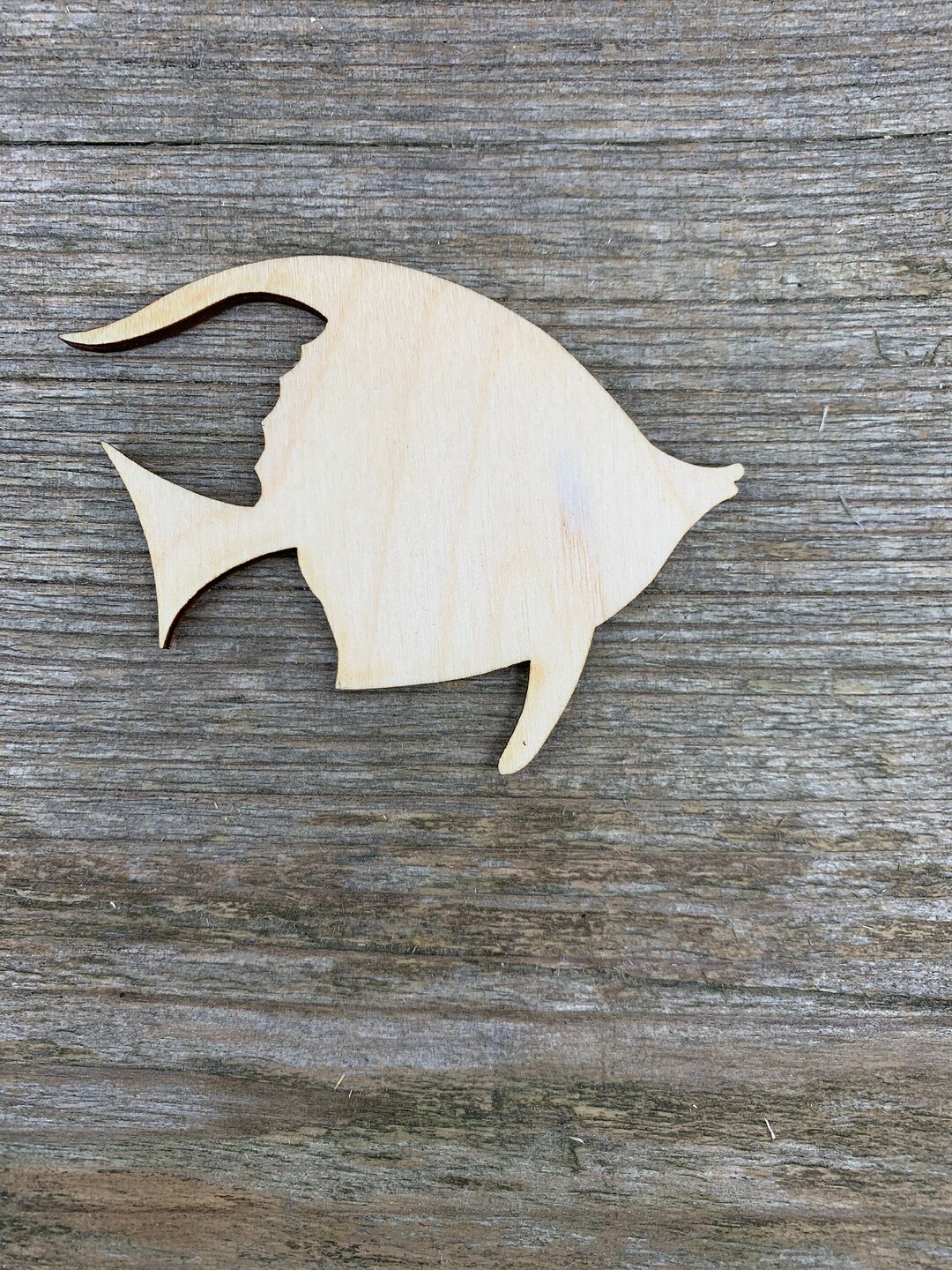 Birch Plywood Tropical Fish Shape: Laser Cut Wood Craft - Etsy