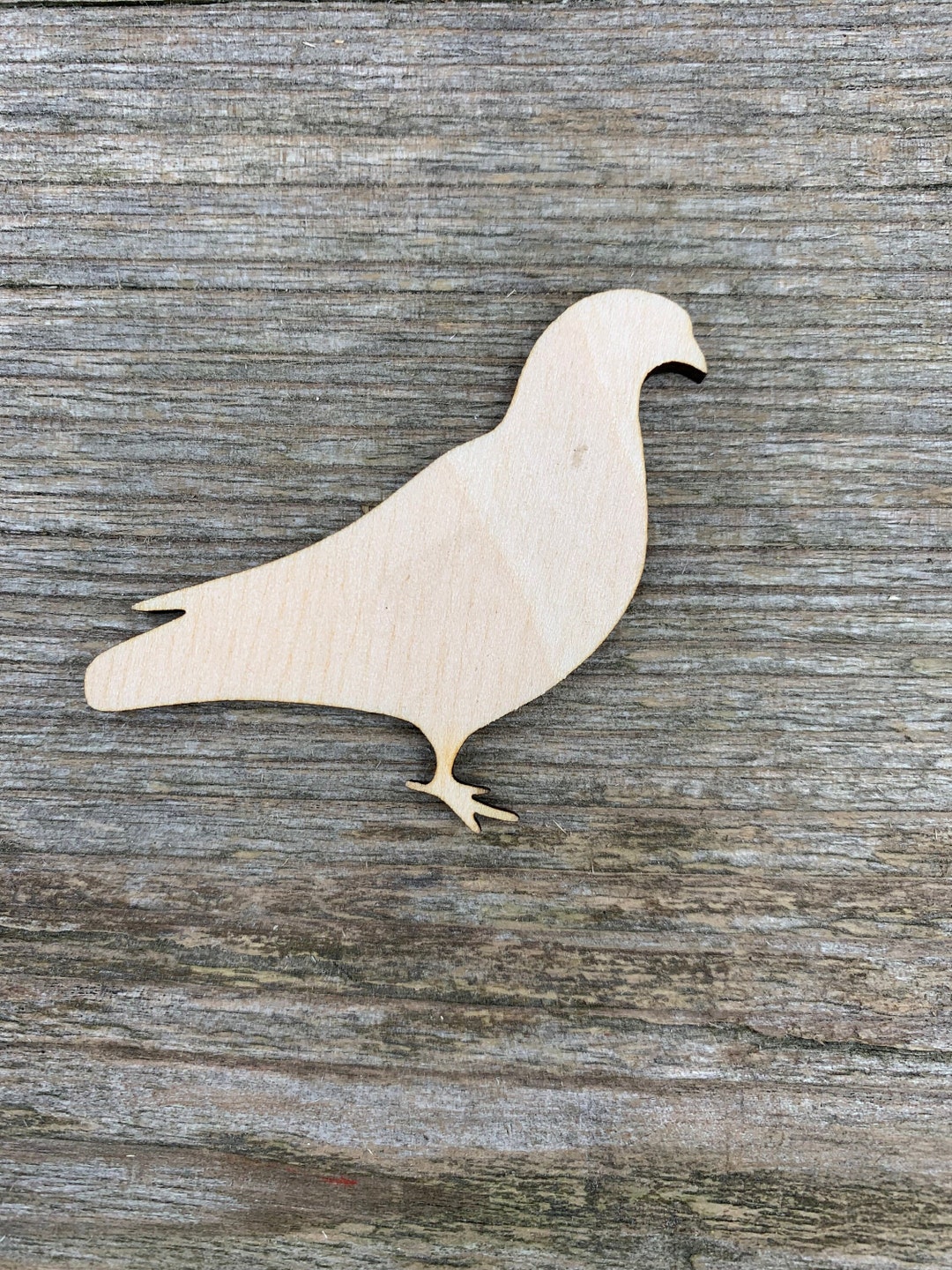 Wooden Pigeon Shape, Dove, Messenger Pigeon, for Craft, Various Sizes ...