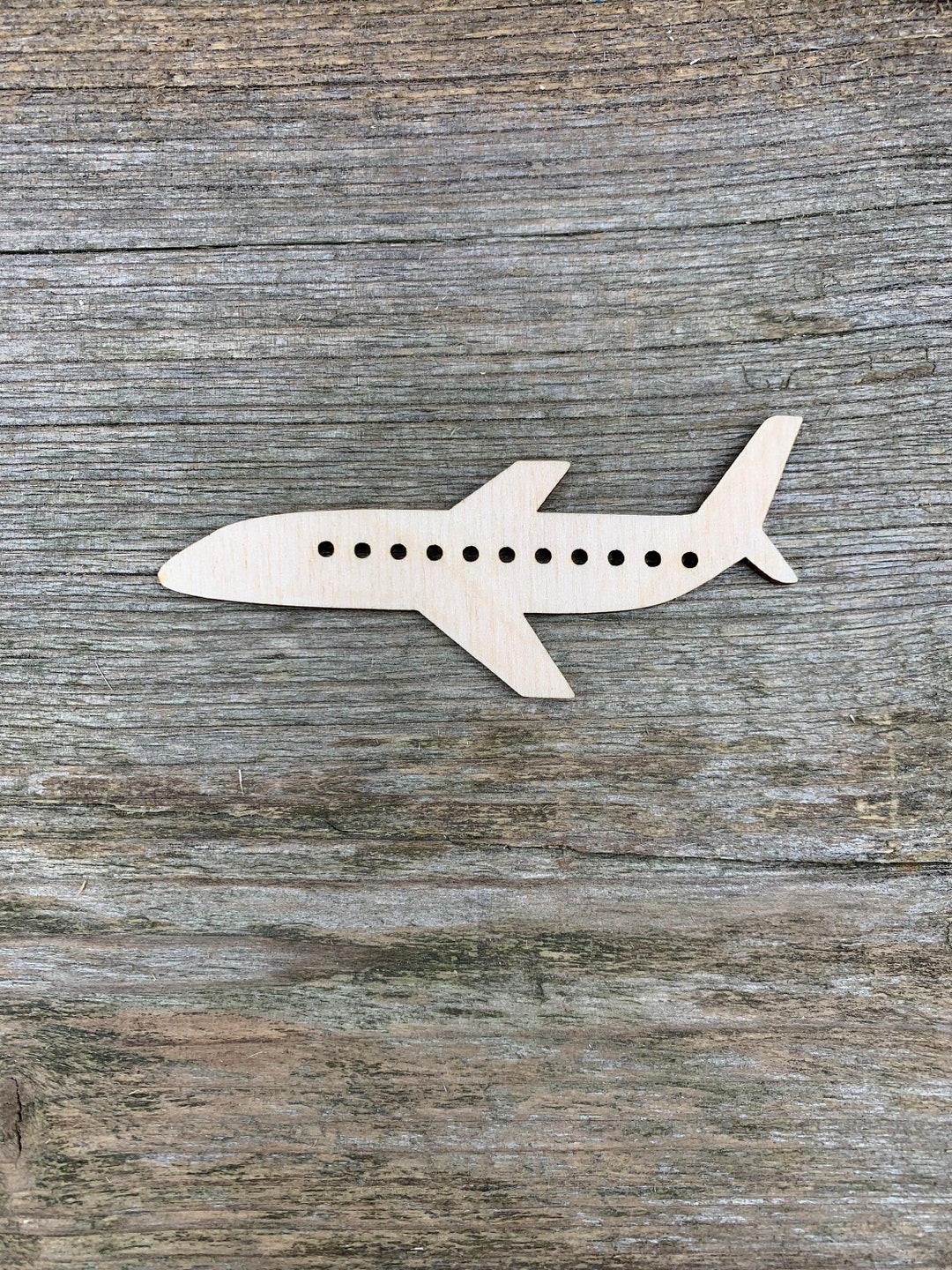 Wooden Airplane Shape, Passanger Airplane Various Sizes, for Crafts ...