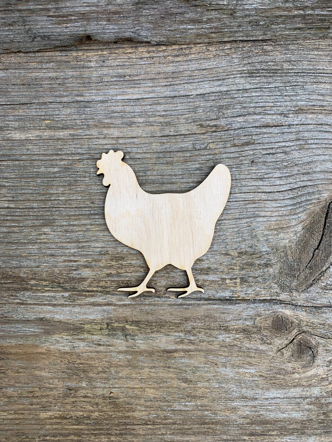 Wooden Hen Shape, Chicken, Farm Bird, for Craft, Various Sizes - Etsy