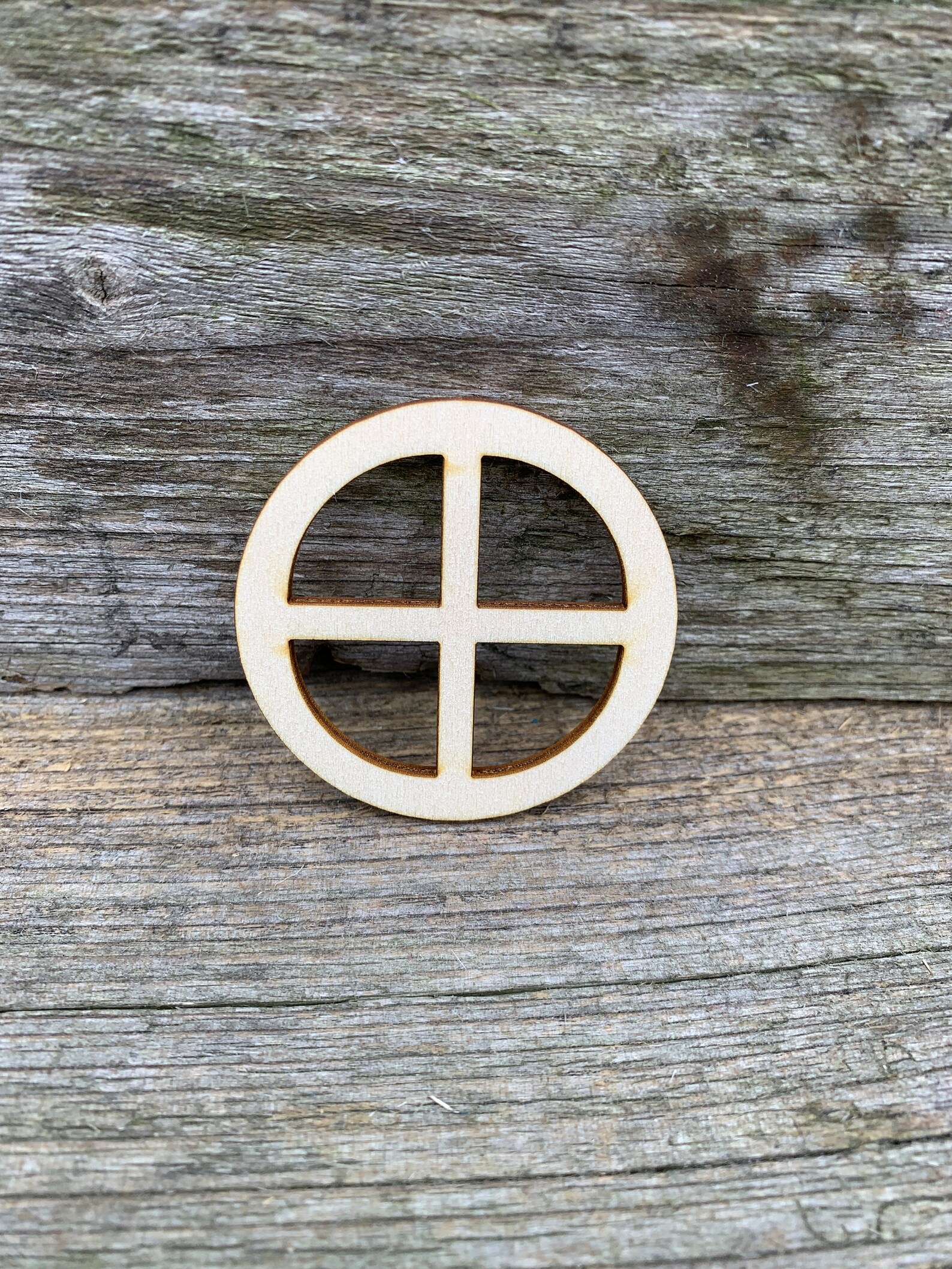 Wooden Window Round Window Frame Fairy Window Elf Door - Etsy