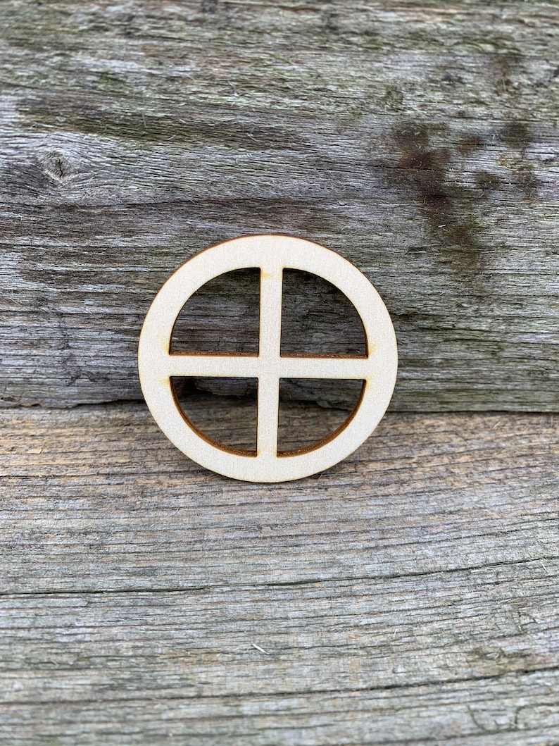 Wooden Window Round Window Frame Fairy Window Elf Door - Etsy