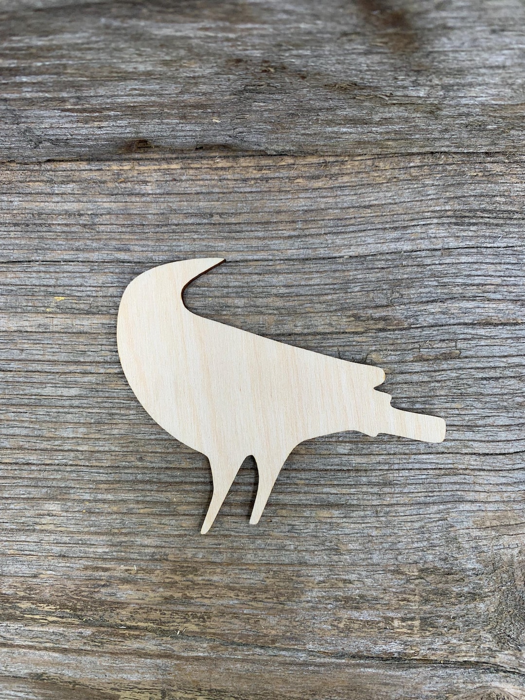 Wooden Bird Shape, Black Bird, Raven, Crow, Various Sizes, for Crafts ...