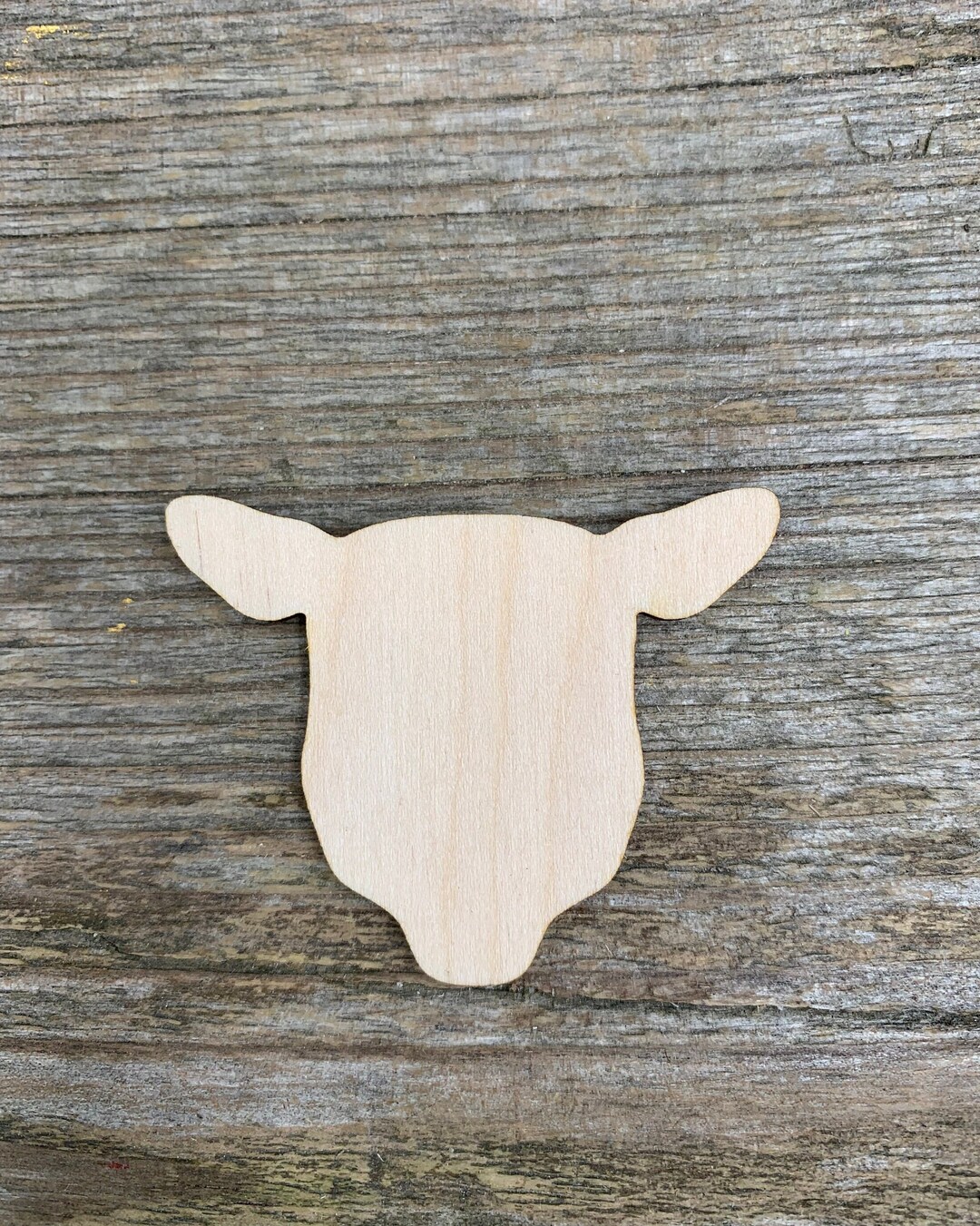 Wooden Sheep Head, Ram, Lamb, Farm Animals, Various Sizes, for Crafts ...