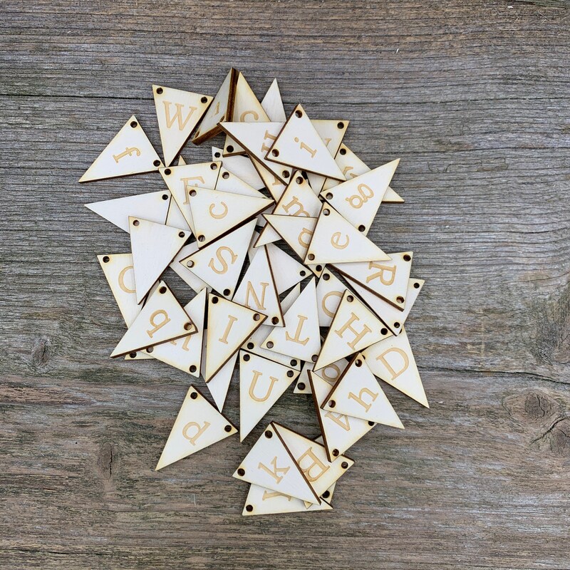 Letters on Bunting - Etsy