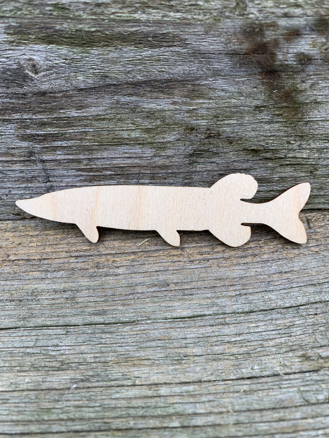 Wooden Pike Fish, Wooden Fish, for Craft, Wooden Tag, Blank - Etsy
